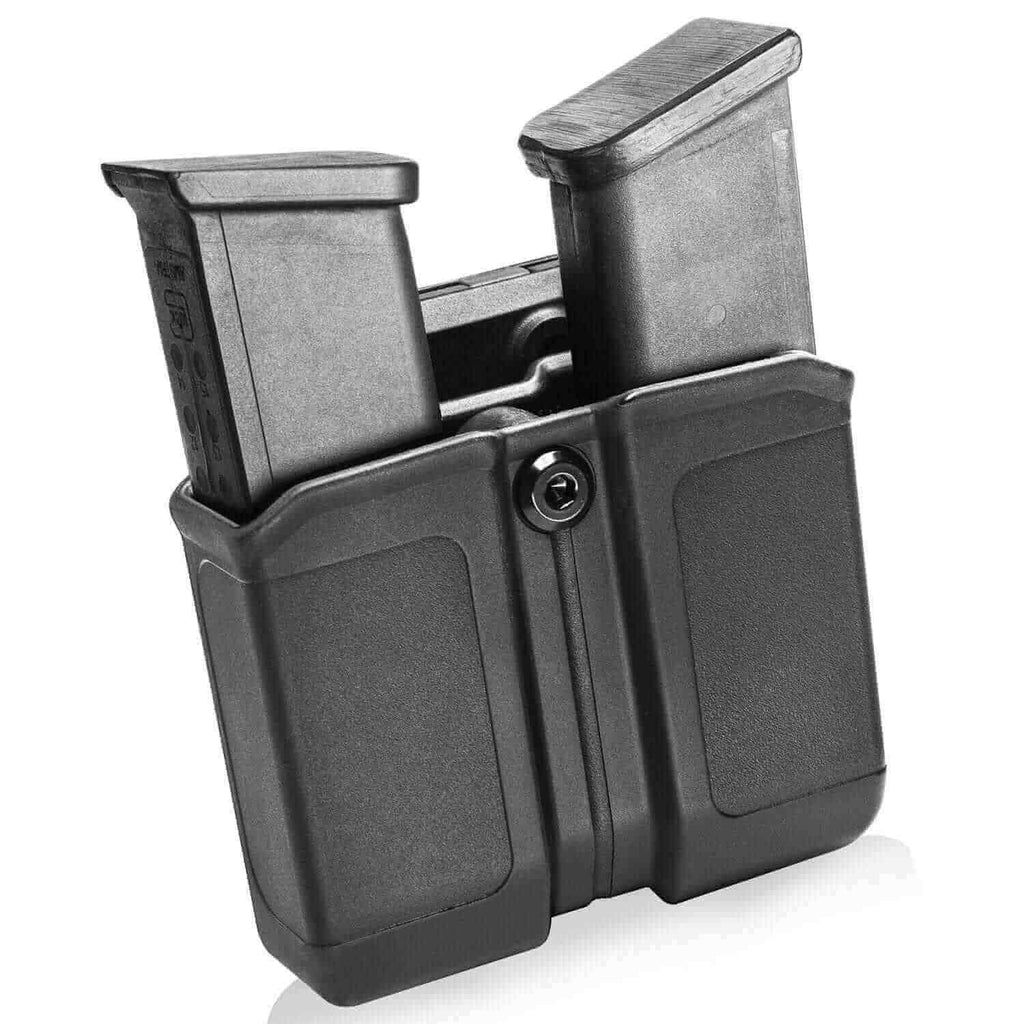 Gun & Flower Universal Polymer OWB Double Magazine Pouch for 9MM/.40 ...
